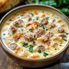 Creamy Parmesan Italian Sausage Soup Recipe