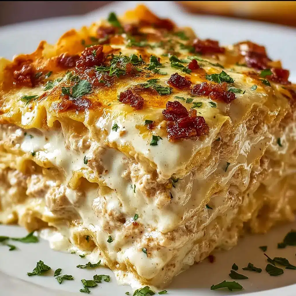 Crack Chicken Lasagna Bake