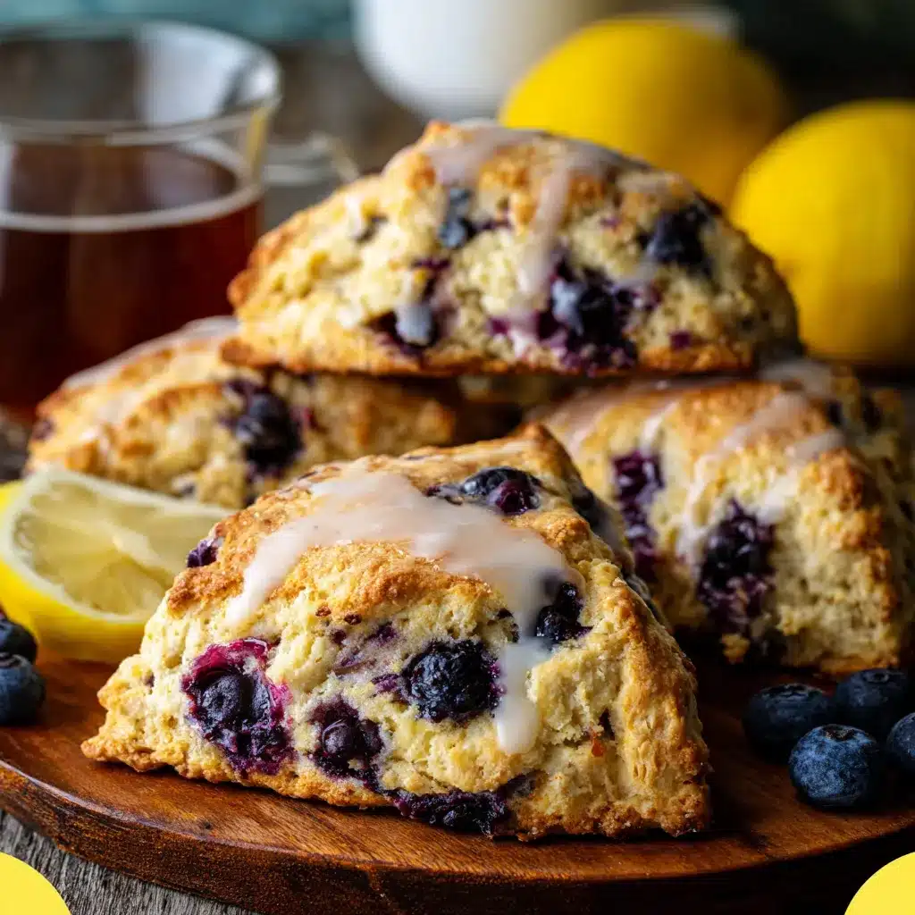 Lemon Blueberry Scones