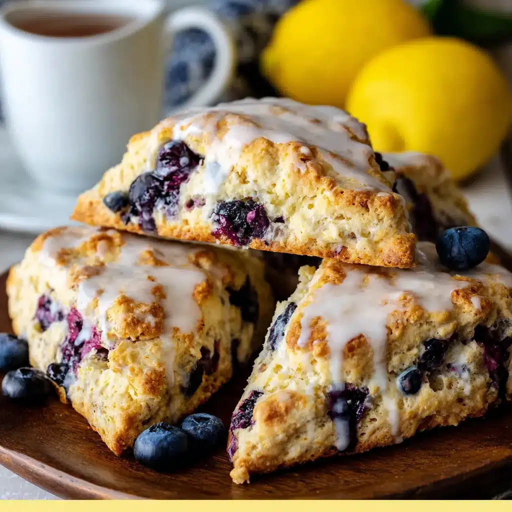 Lemon Blueberry Scones