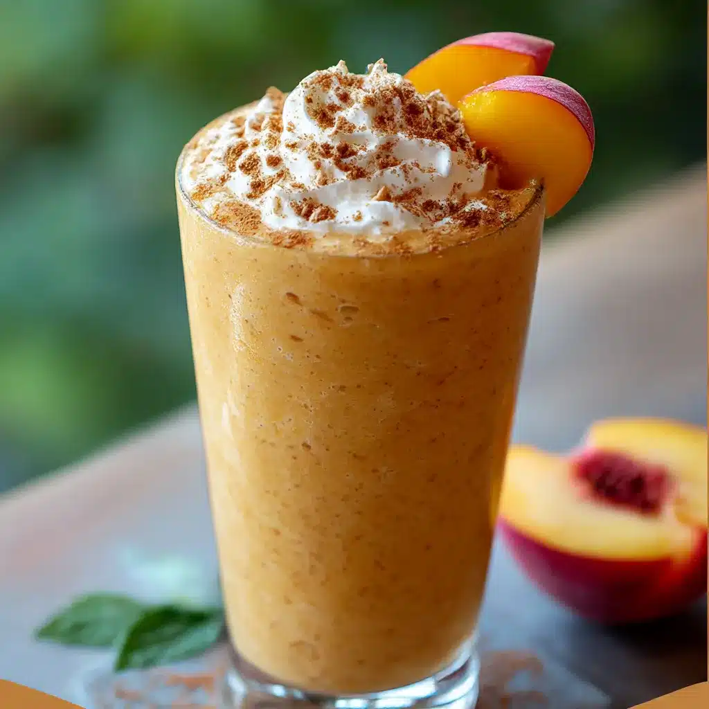 Peach Cobbler Smoothie