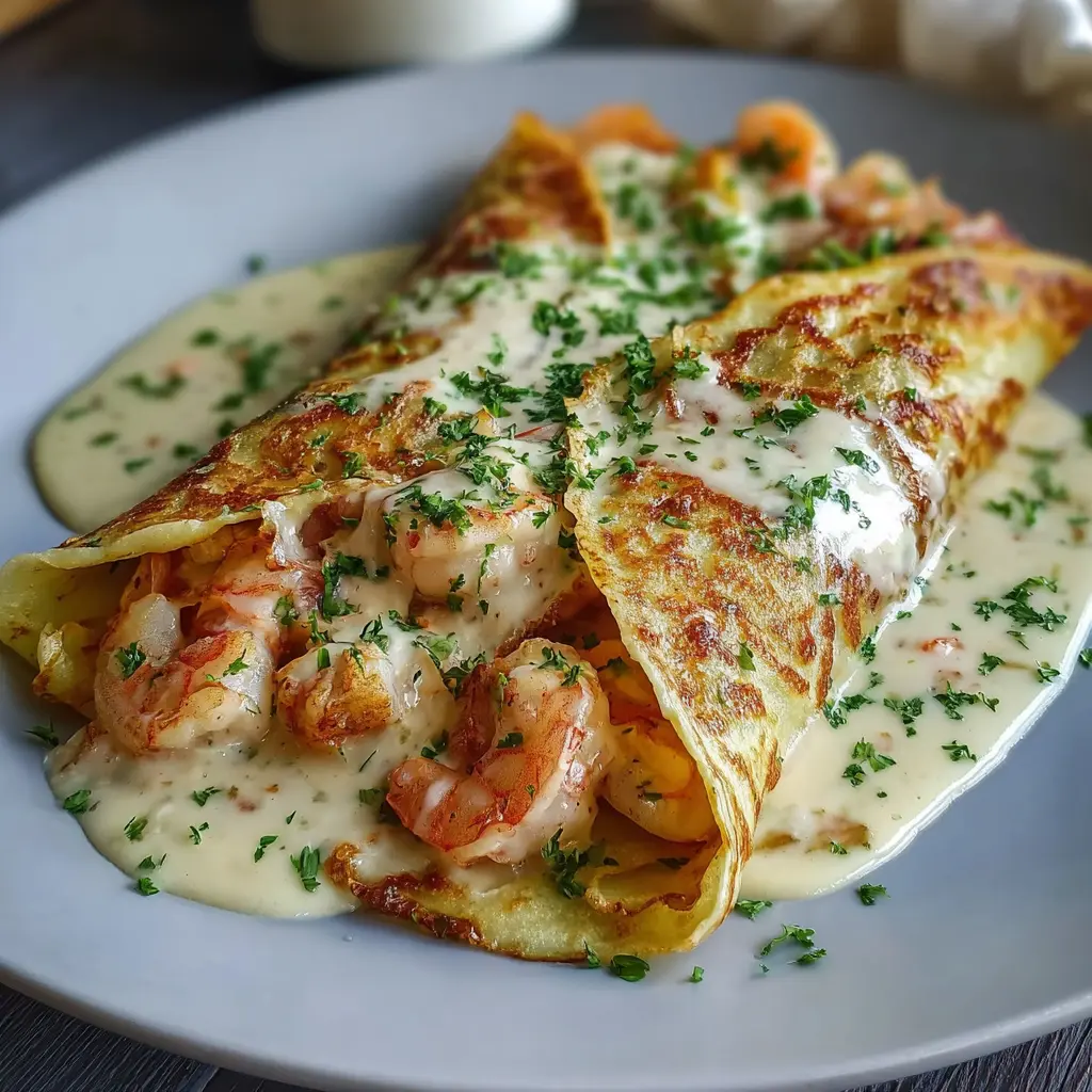 seafood crepes