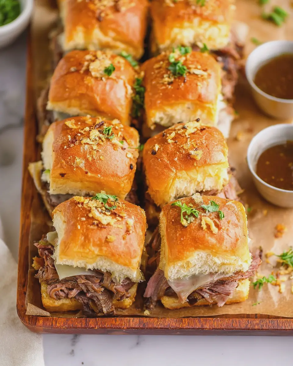 French Dip Sliders
